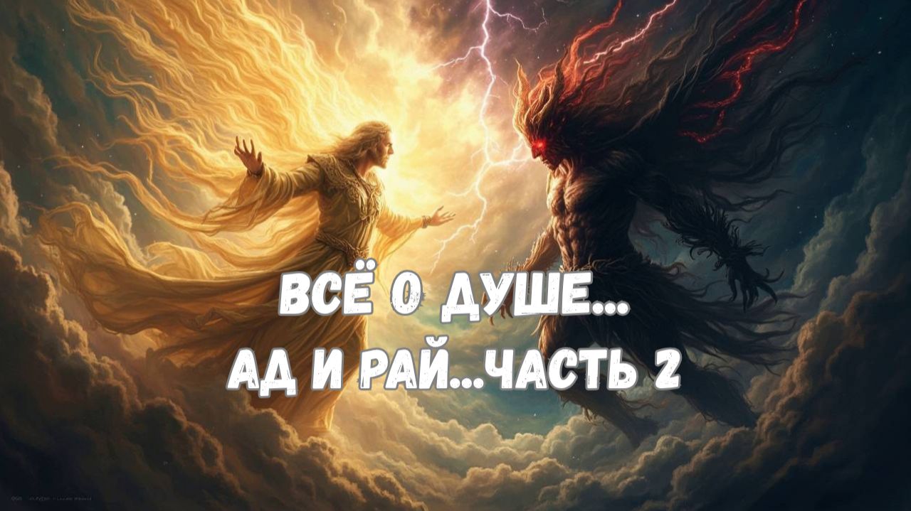 ВСЁ О ДУШЕ..АД , РАЙ..ЧАСТЬ 2 эфир 2018