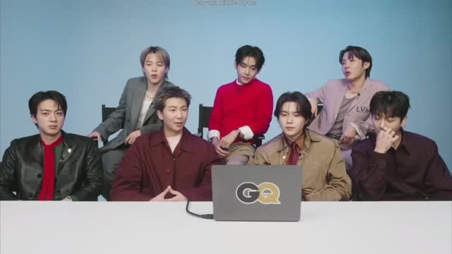 BTS отвечают фанатам онлайн от GQ  _ Озвучка Riddle Space