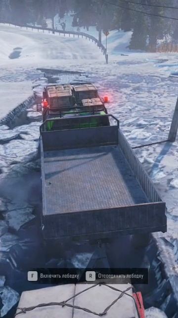 Пробирается сквозь лёд игра Snow Runner