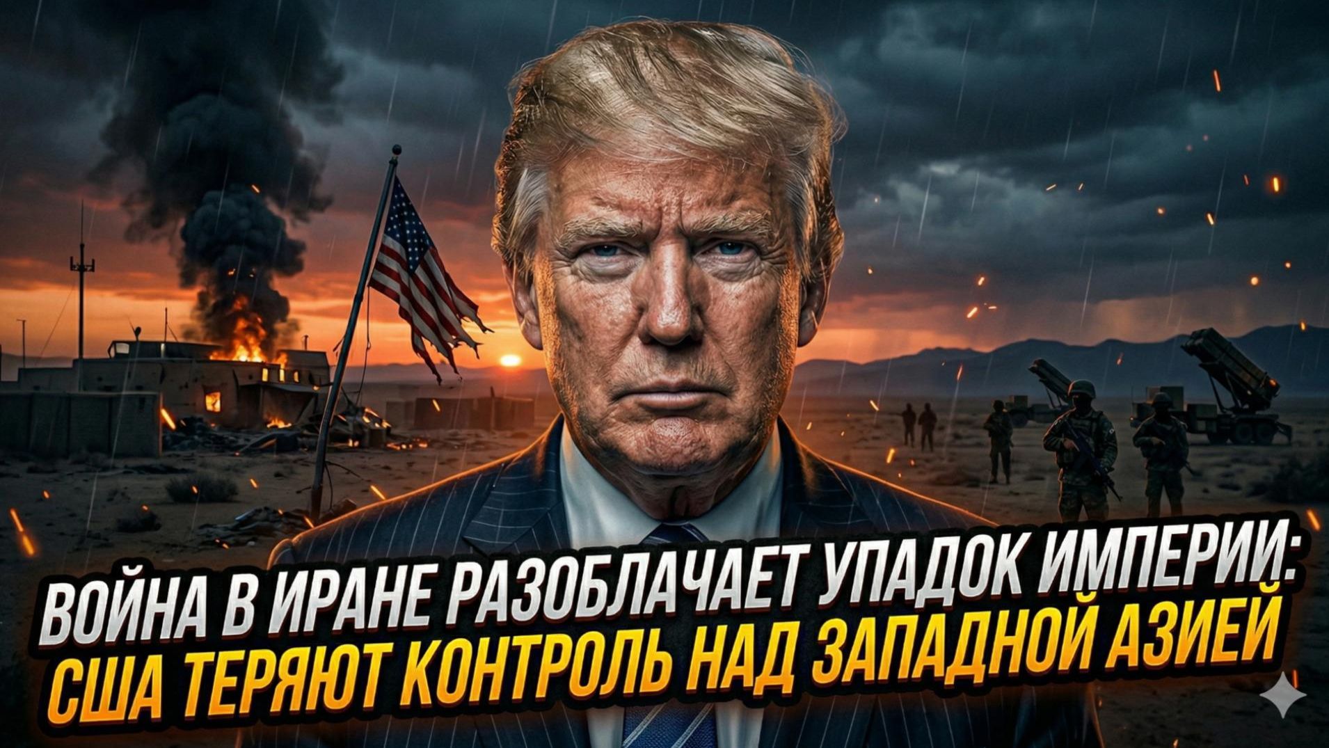 💥Дэнни Хайфонг | Война с Ираном обнажила закат империи: США теряют контроль над Западной Азией