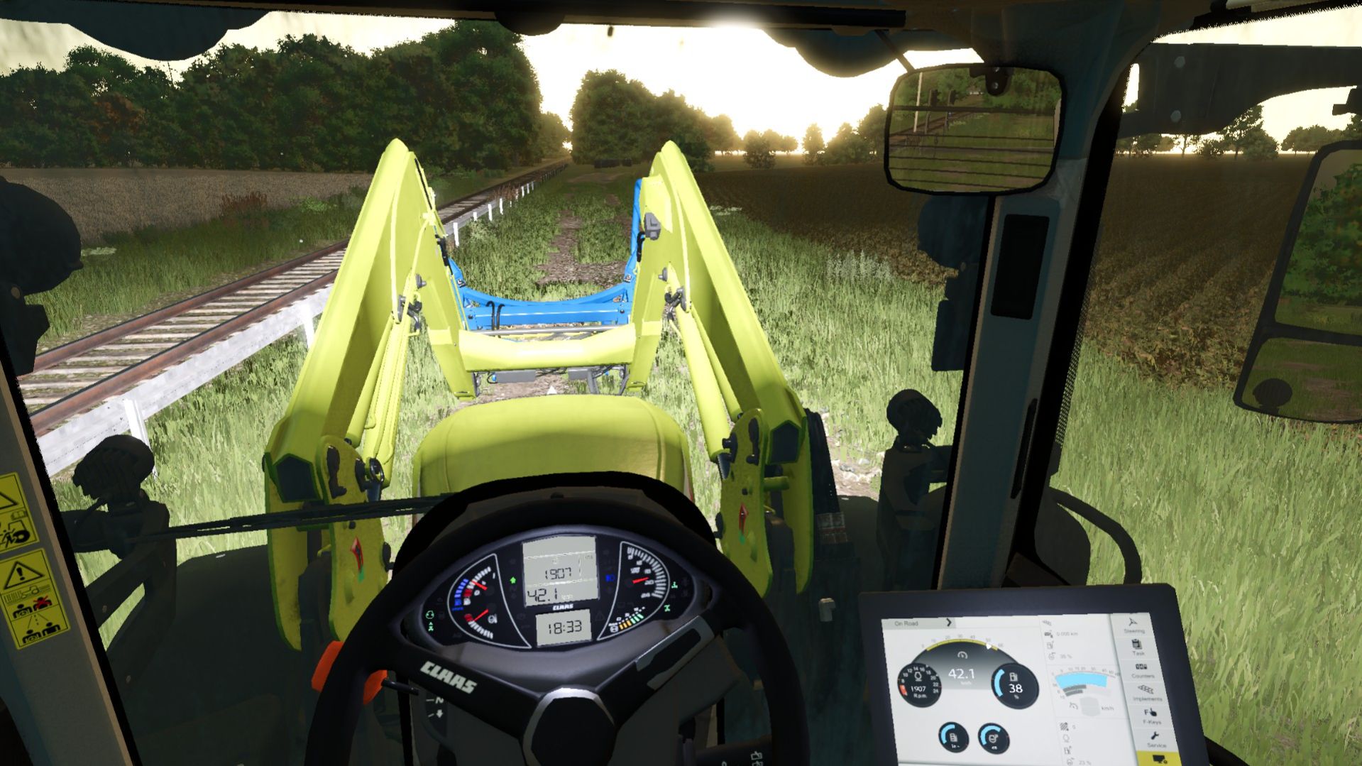 Farming simulator 25 / карта Klattenhof / сбор тюков