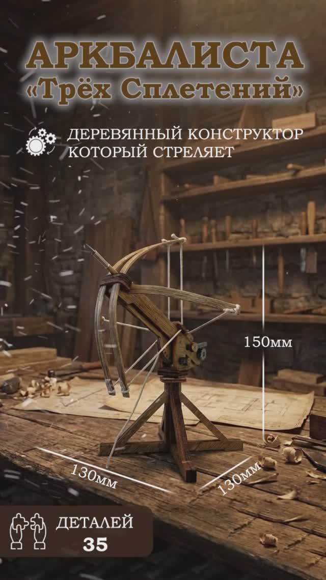 Деревянный конструктор Аркбаллиста Трёх Сплетений