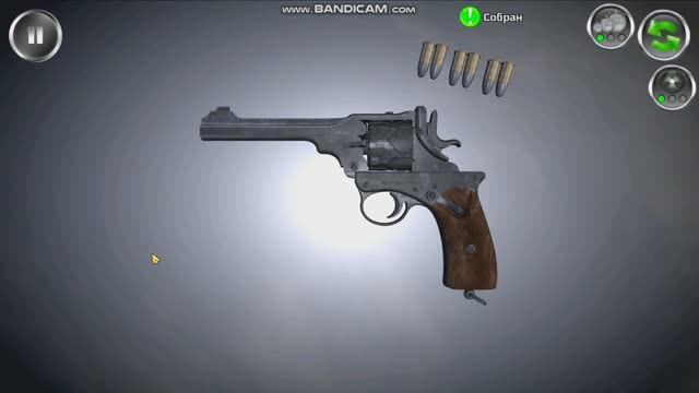 Разборка оружия: револьвер Вебли Фосбери неполная разборка и сборка, испытание