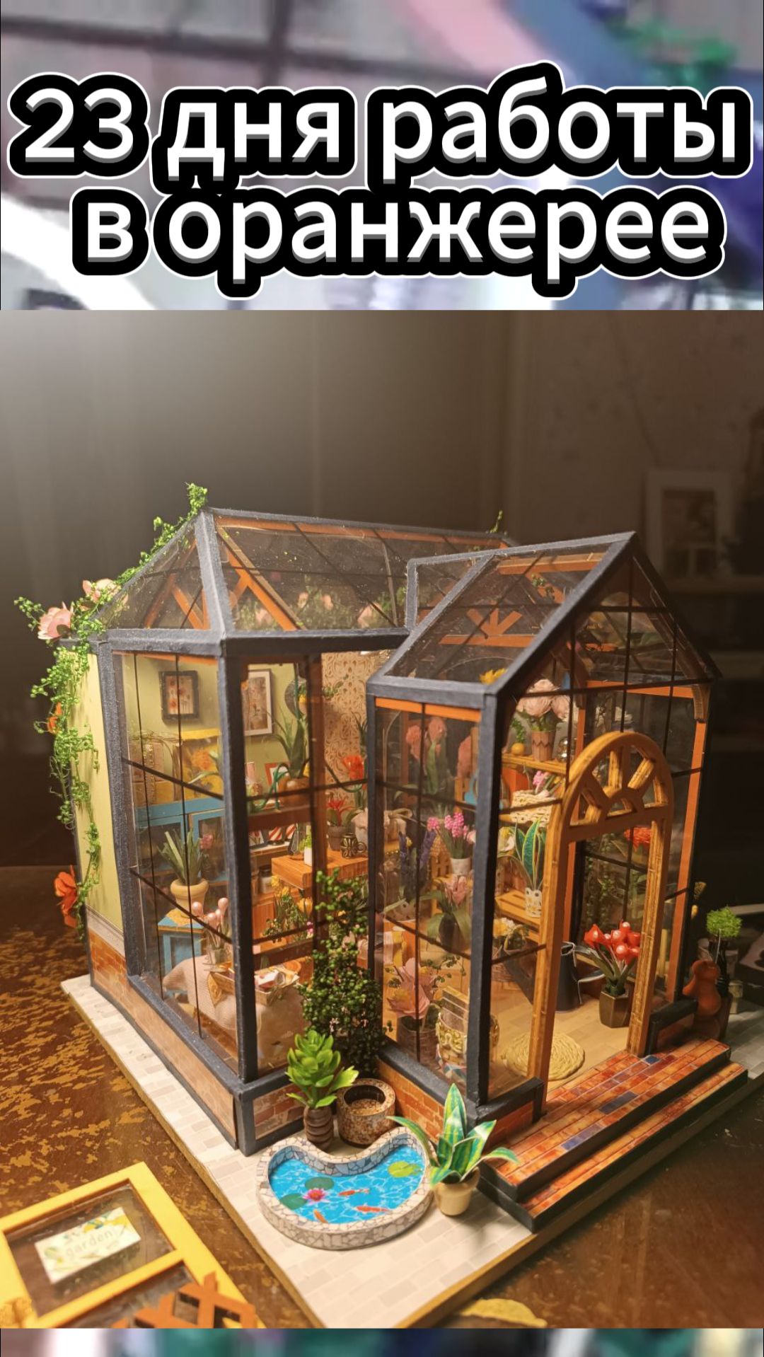 23 дня работы в оранжерее