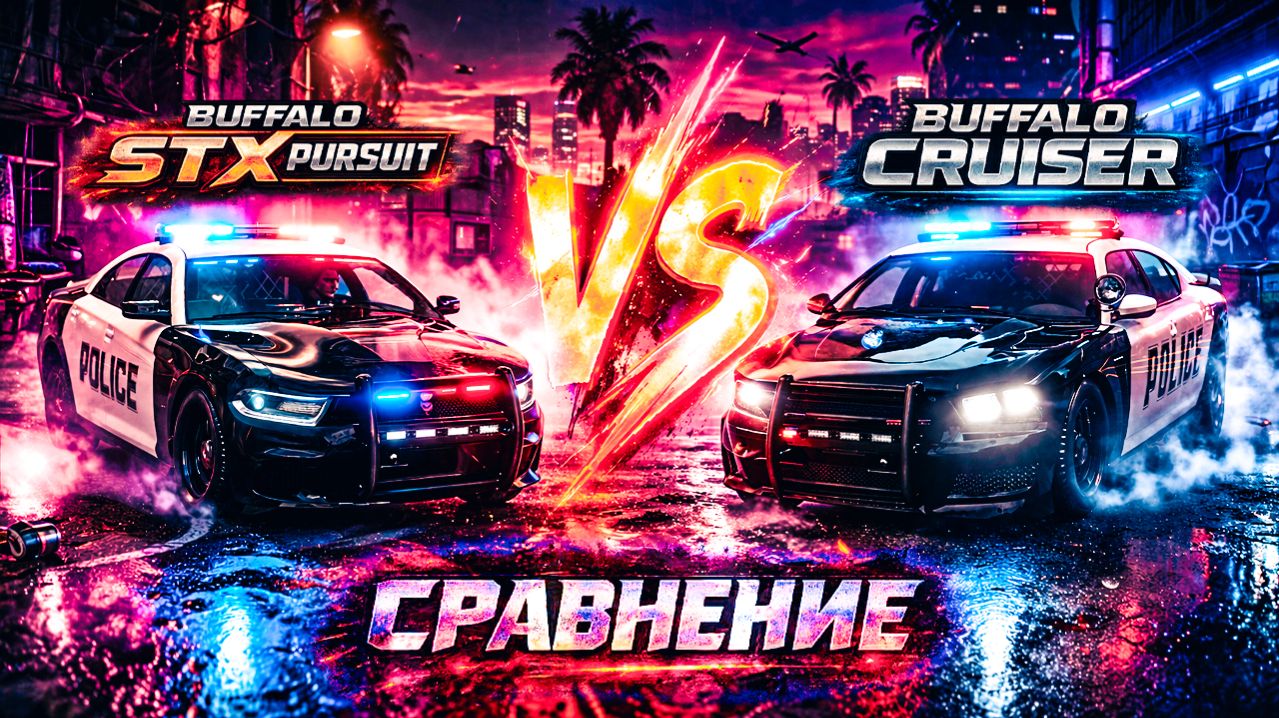 Новые полицейские машины в GTA Online: Стоит ли покупать Buffalo STX Pursuit и Buffalo Cruiser?