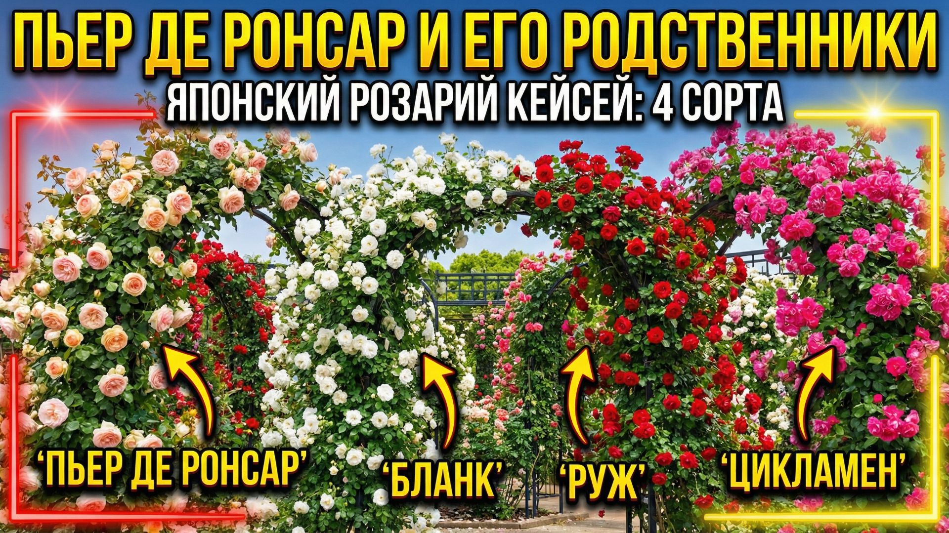 Пьер де Ронсар и его «родственники»: Бланк, Руж, Цикламен — стоит ли брать все цвета?