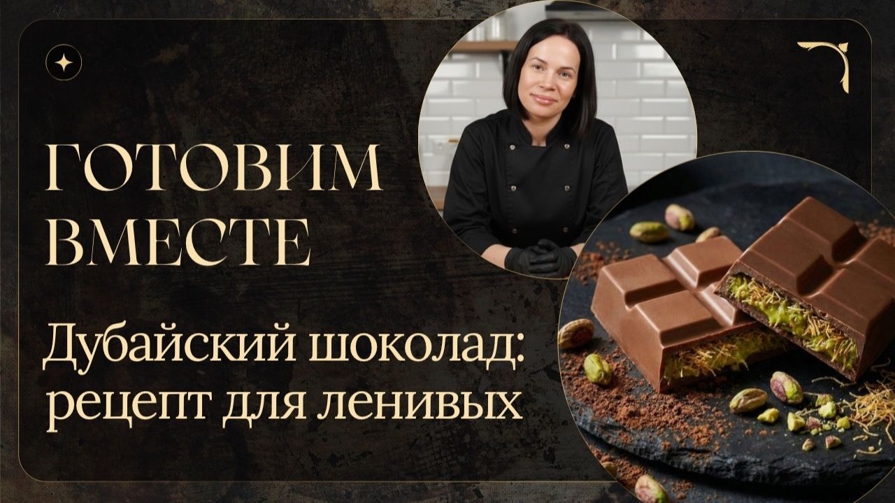 Готовим вместе: Дубайский шоколад, рецепт для ленивых