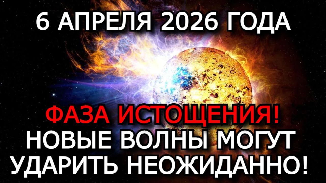 МАГНИТНЫЕ БУРИ 6 АПРЕЛЯ 2026 — СПАД НА 1 БАЛЛ, K-ИНДЕКС 6–8, ВЕТЕР НЕ ОСЛАБЕВАЕТ