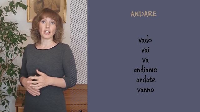 Глагол andare