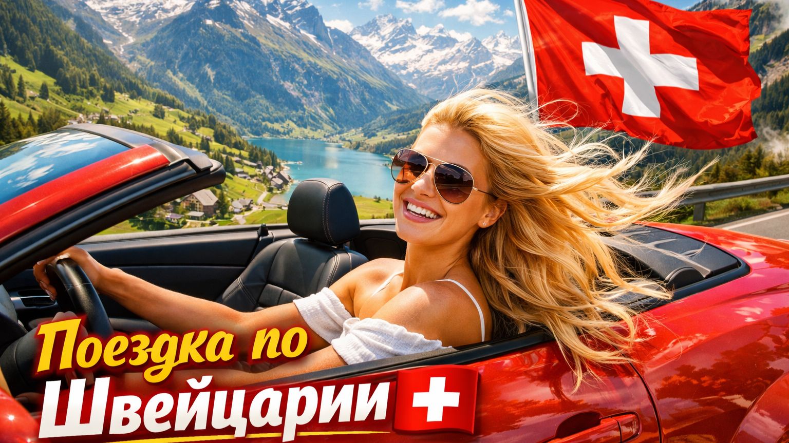 От этой Швейцарской Альпийской дороги у Вас захватит Дух 🇨🇭 От Монтре до Брига 4K