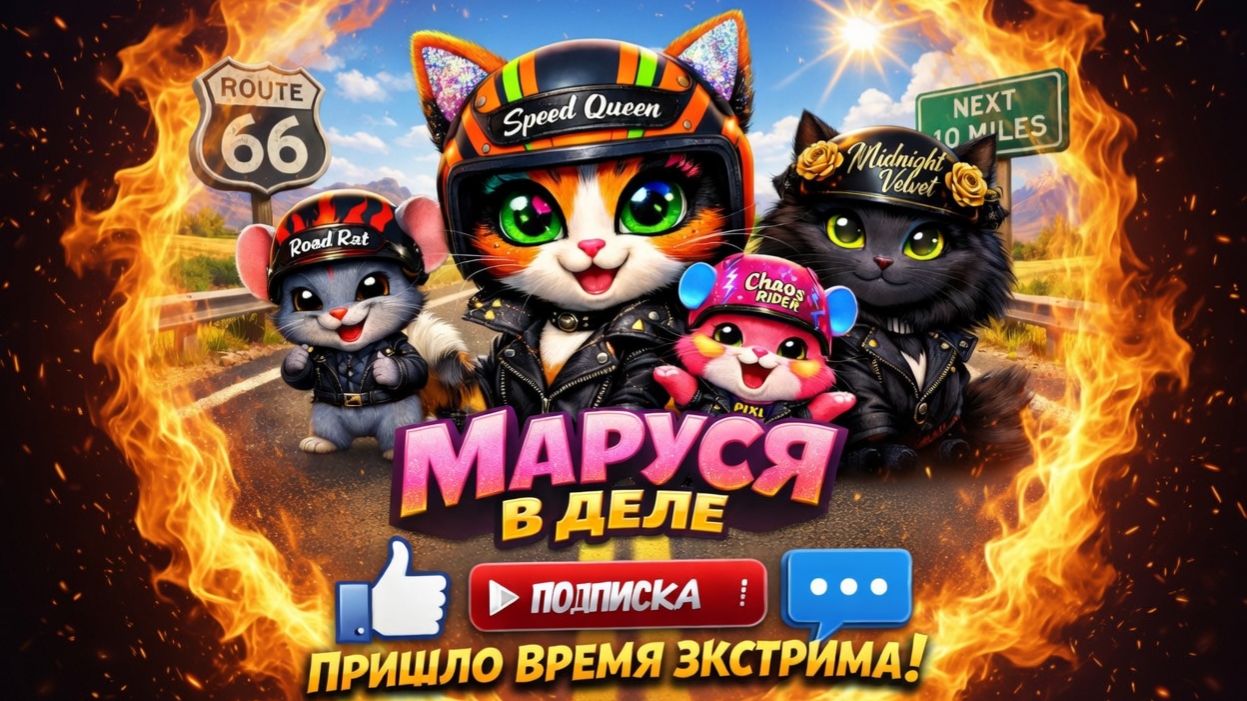 КОШКА МАРУСЯ В ДЕЛЕ серия 12