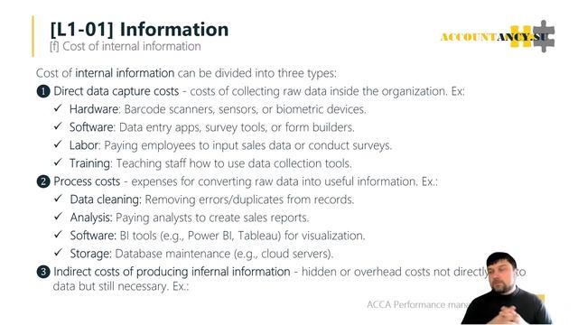 L1-01 Informational systems and management reports
