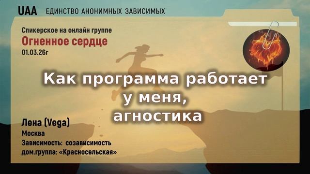 ЛЕНА (Vega) Как программа работает для меня, агностика