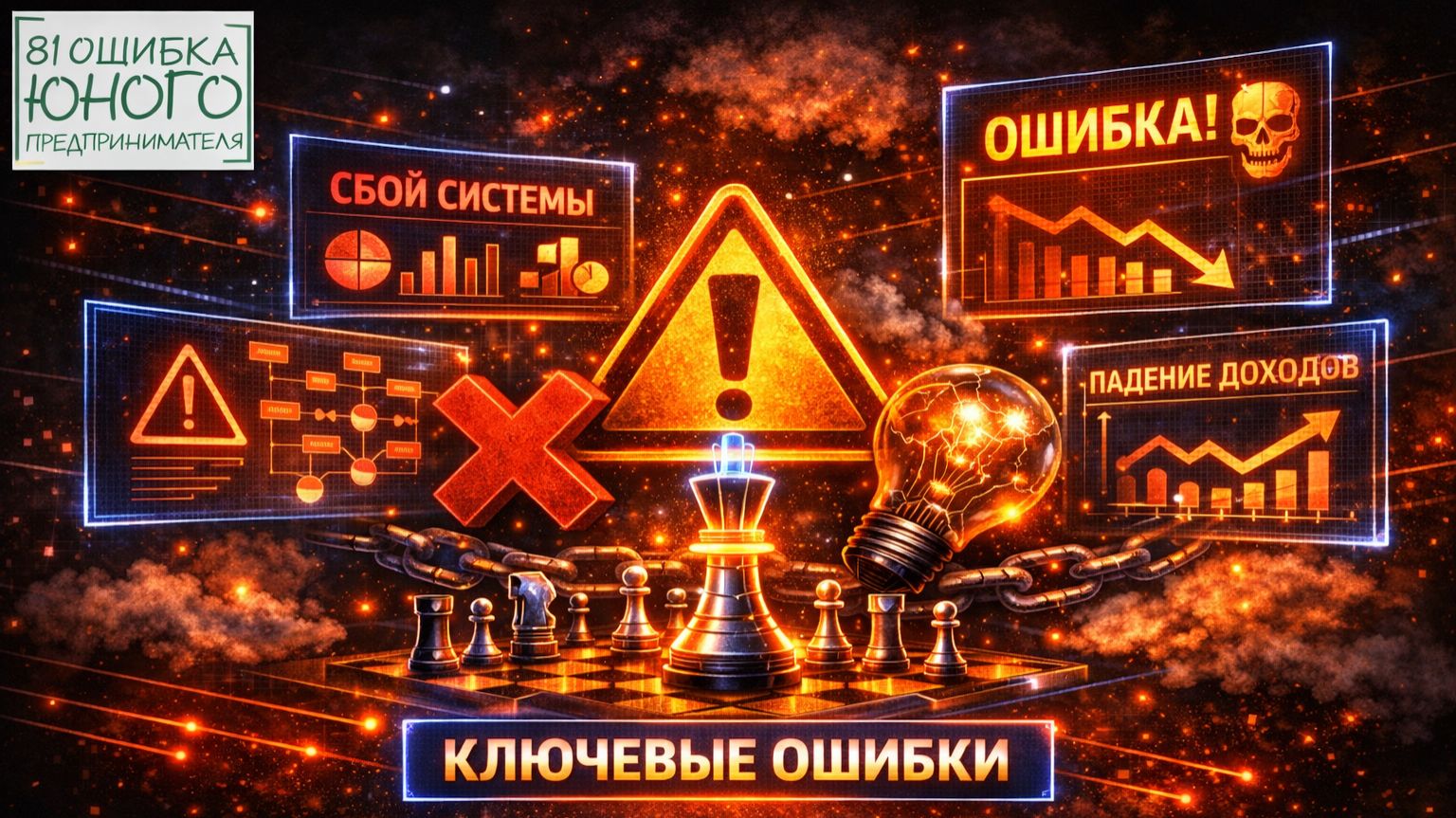 КЛЮЧЕВЫЕ ОШИБКИ. Курс "81 ошибка юного предпринимателя"