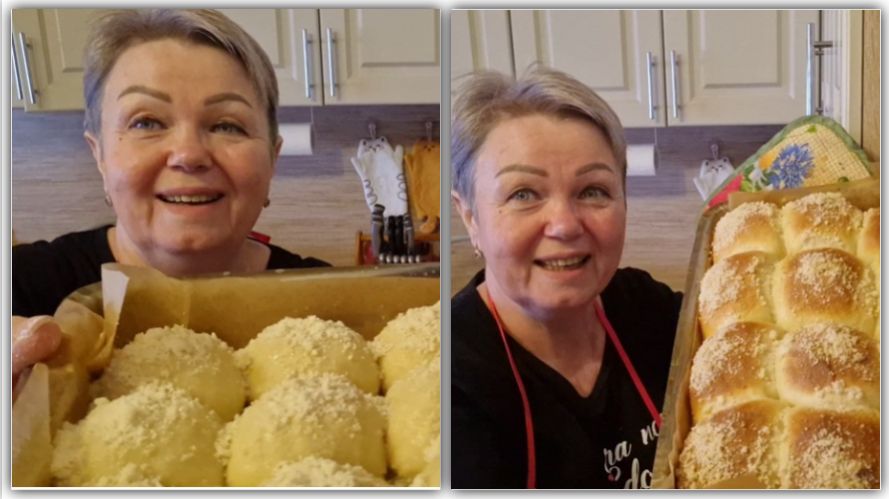 ПЕКУ СДОБНЫЕ "ШКОЛЬНЫЕ" БУЛОЧКИ. ПРОСТОЙ РЕЦЕПТ.