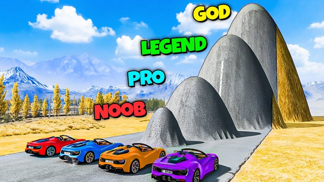 КАК ДАЛЕКО МОНСТР ТРАК СМОЖЕТ ПРОЕХАТЬ ПО КОЧКАМ В ГТА 5 ?