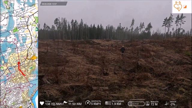 Многоэтапный КУБОК БЕЛЫХ НОЧЕЙ 2026. 8 Этап Ильичево. 04.04.2026. Дистанция С.