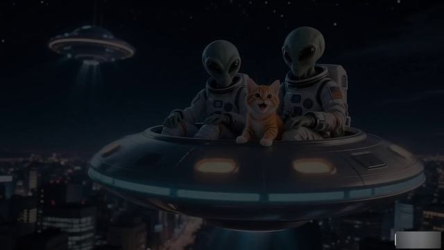 Семья кошек. НЛО. Серия 5