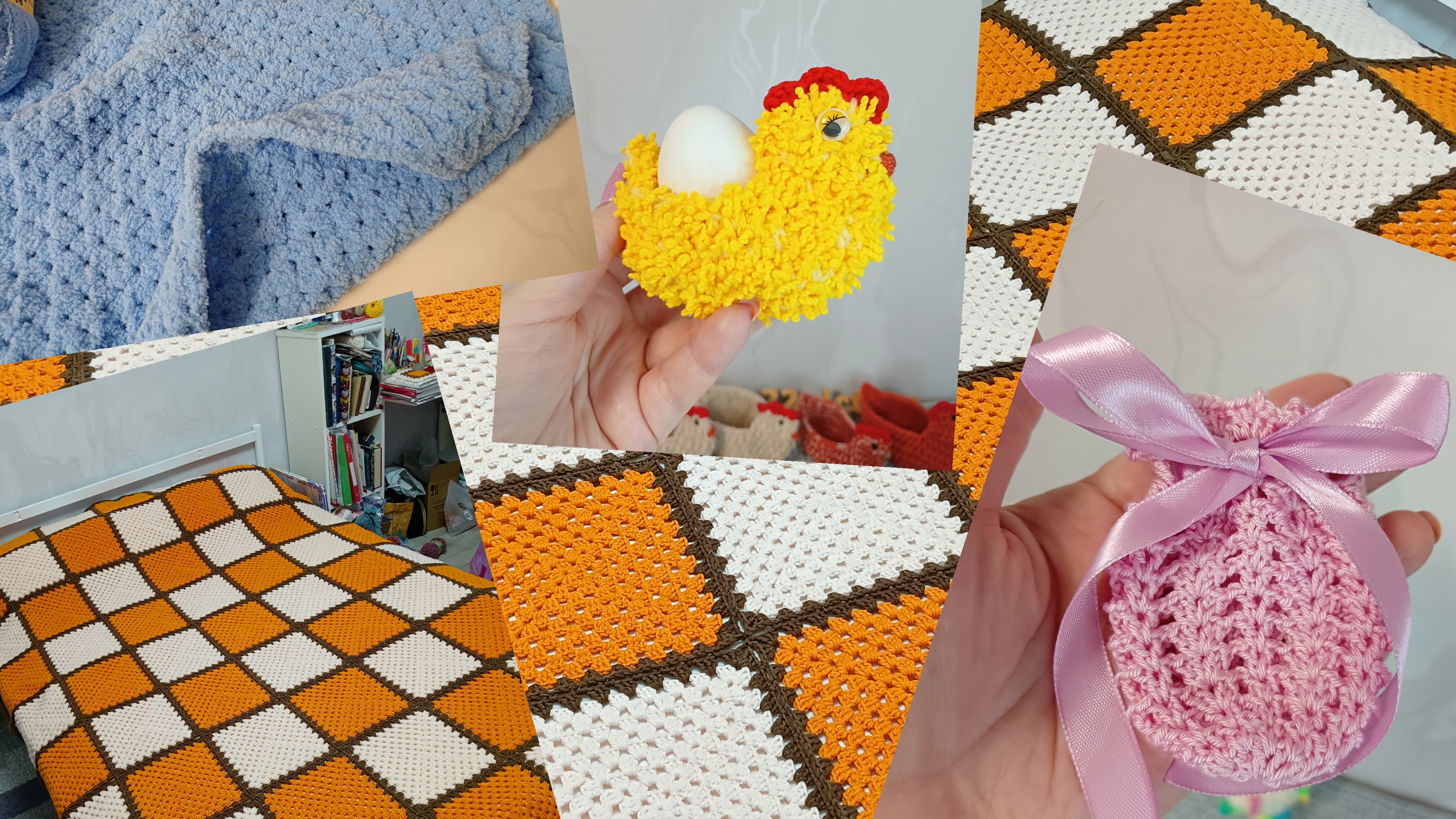 Творческая неделя 14/2026 // Вязание крючком 🧶🐔