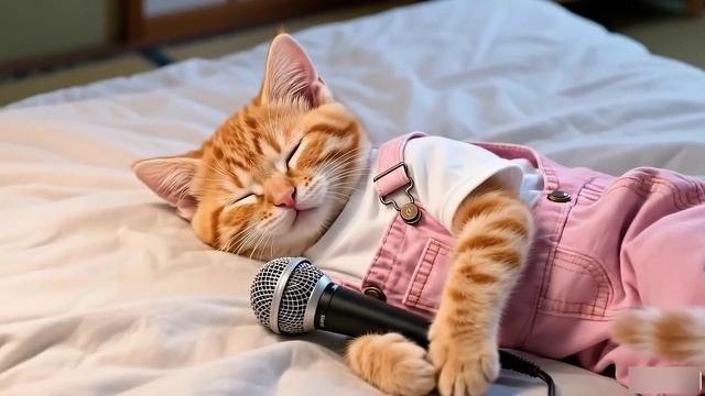 Семья кошек. Певец. Серия 3