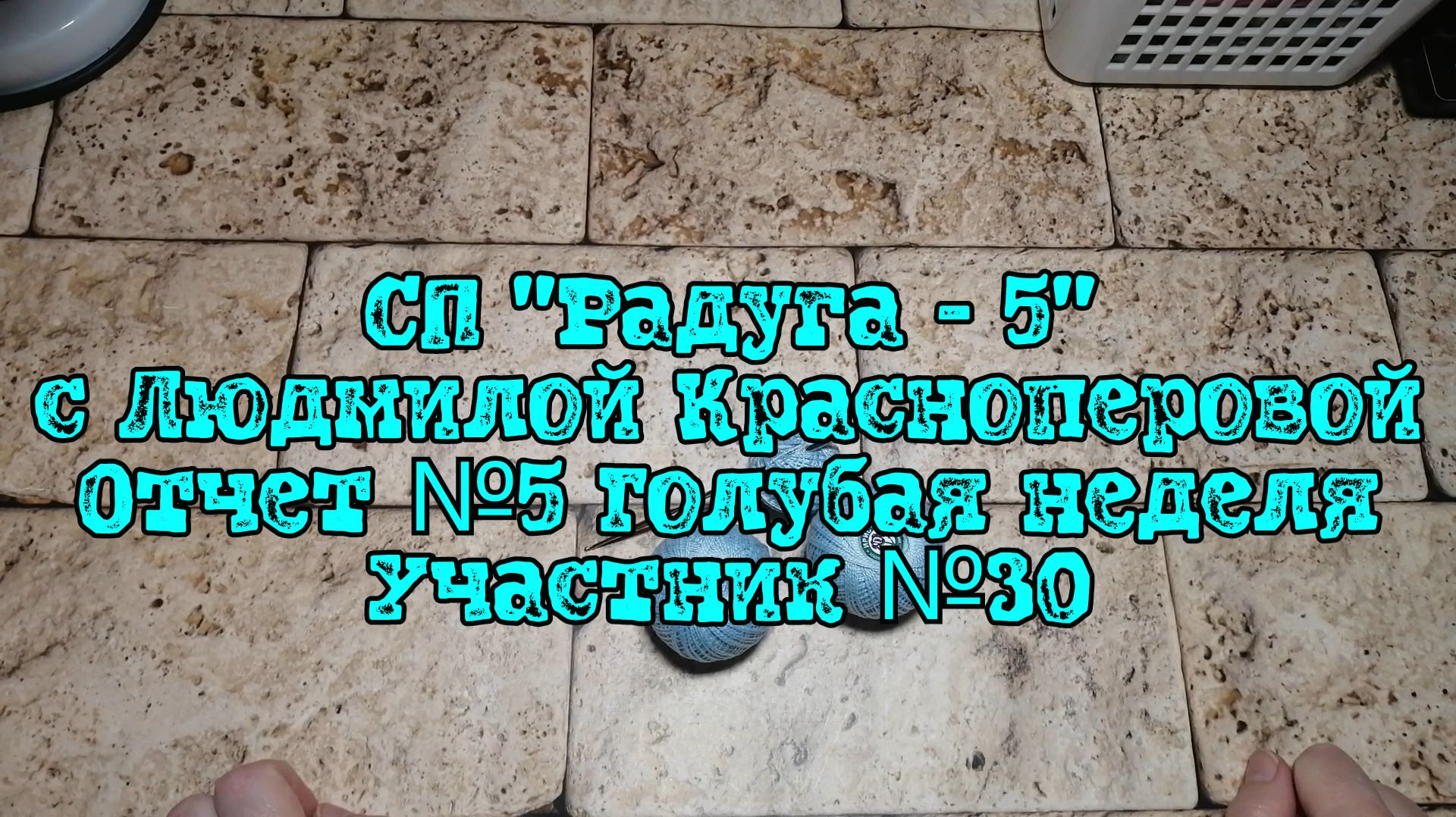СП "Радуга -5" с Людмилой Красноперовой/ Отчет №5 Голубая неделя/ Уч №30