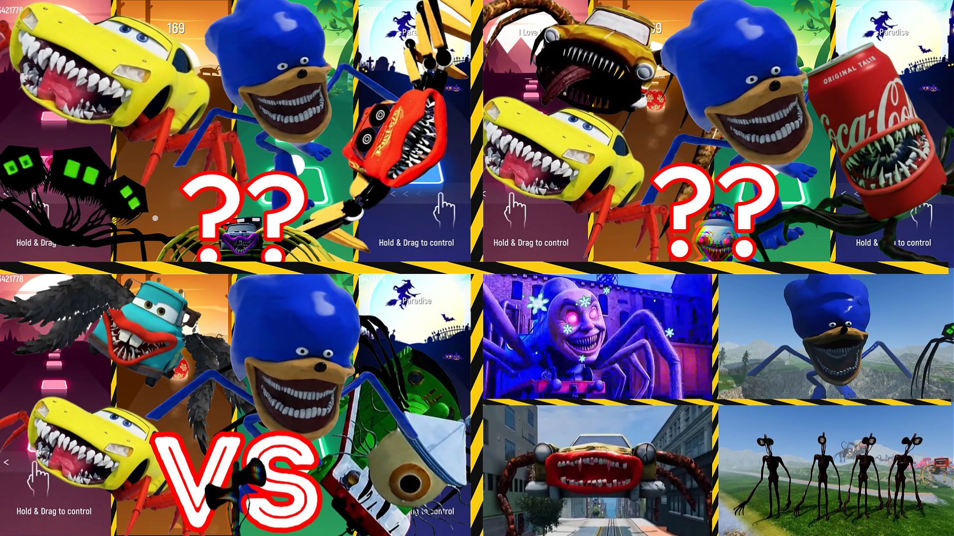 ЛУЧШИЕ БИТВЫ МОНСТРОВ: ШИНСОНИК, МЭТР-ПОЖИРАТЕЛЬ ПАУК, СИРЕНОГОЛОВЫЙ, МАКВИН-ПАУК Comp. Ep. 113