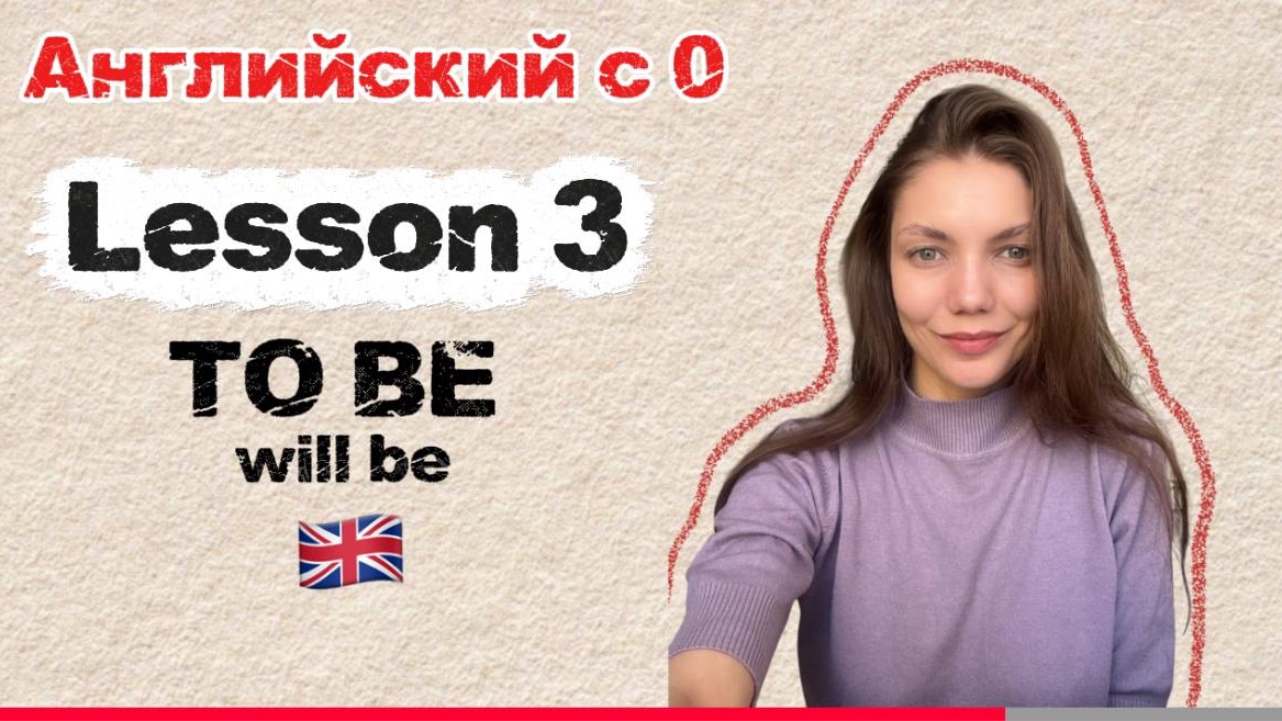 Глагол TO BE в будущем времени (WILL BE) | Английский с нуля, Урок 3