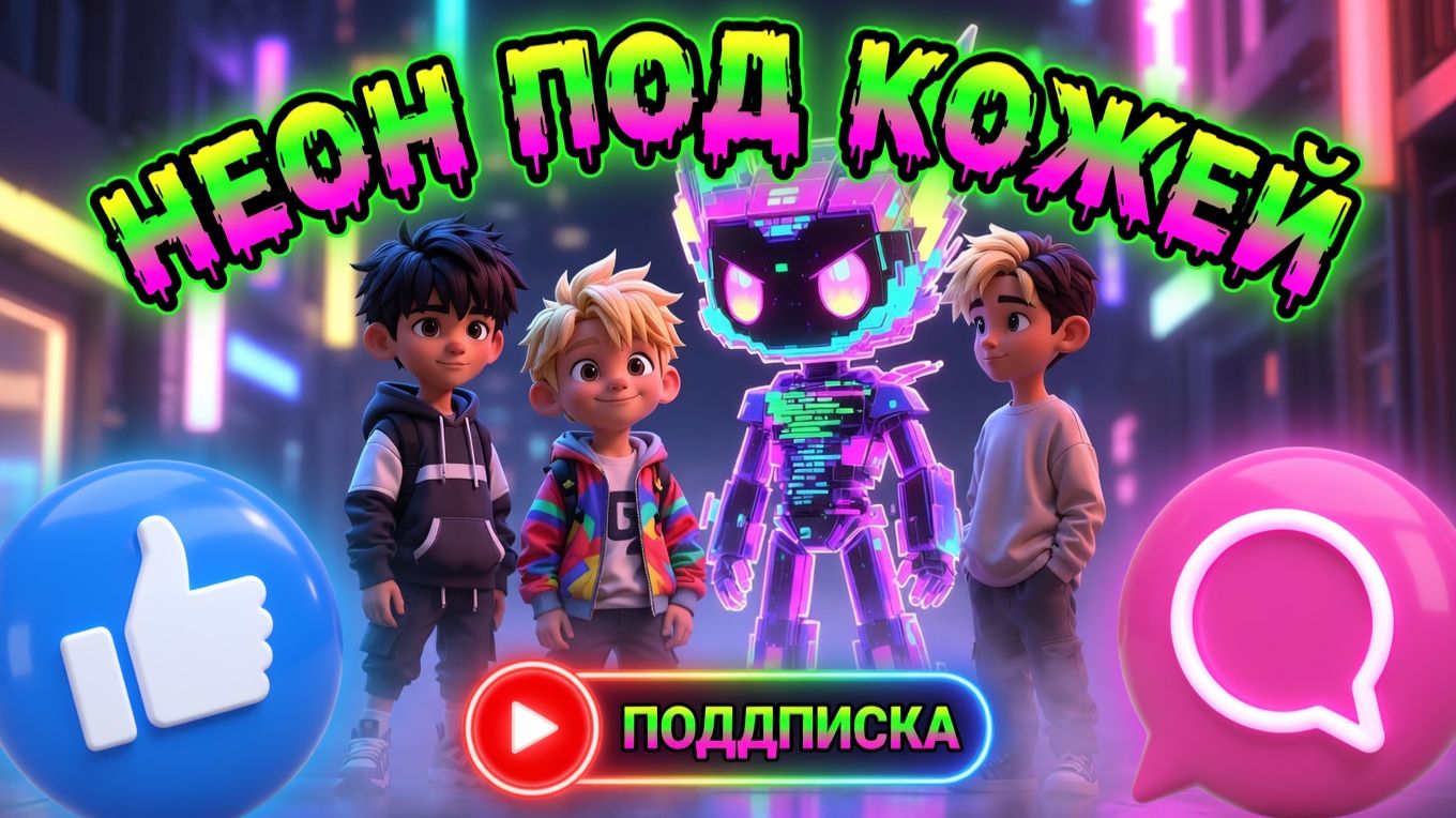 НОВЫЙ ДЕТСКИЙ ПРИКЛЮЧЕНЧЕСКИЙ МУЛЬТФИЛЬМ 2026 НЕОН ПОД КОЖЕЙ серия3