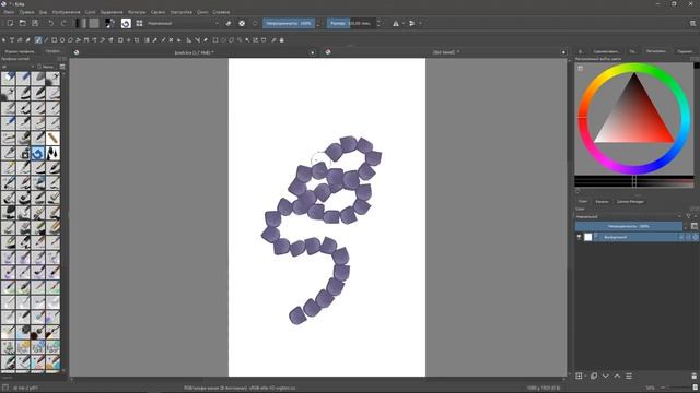Как настроить анимированную кисть в Krita