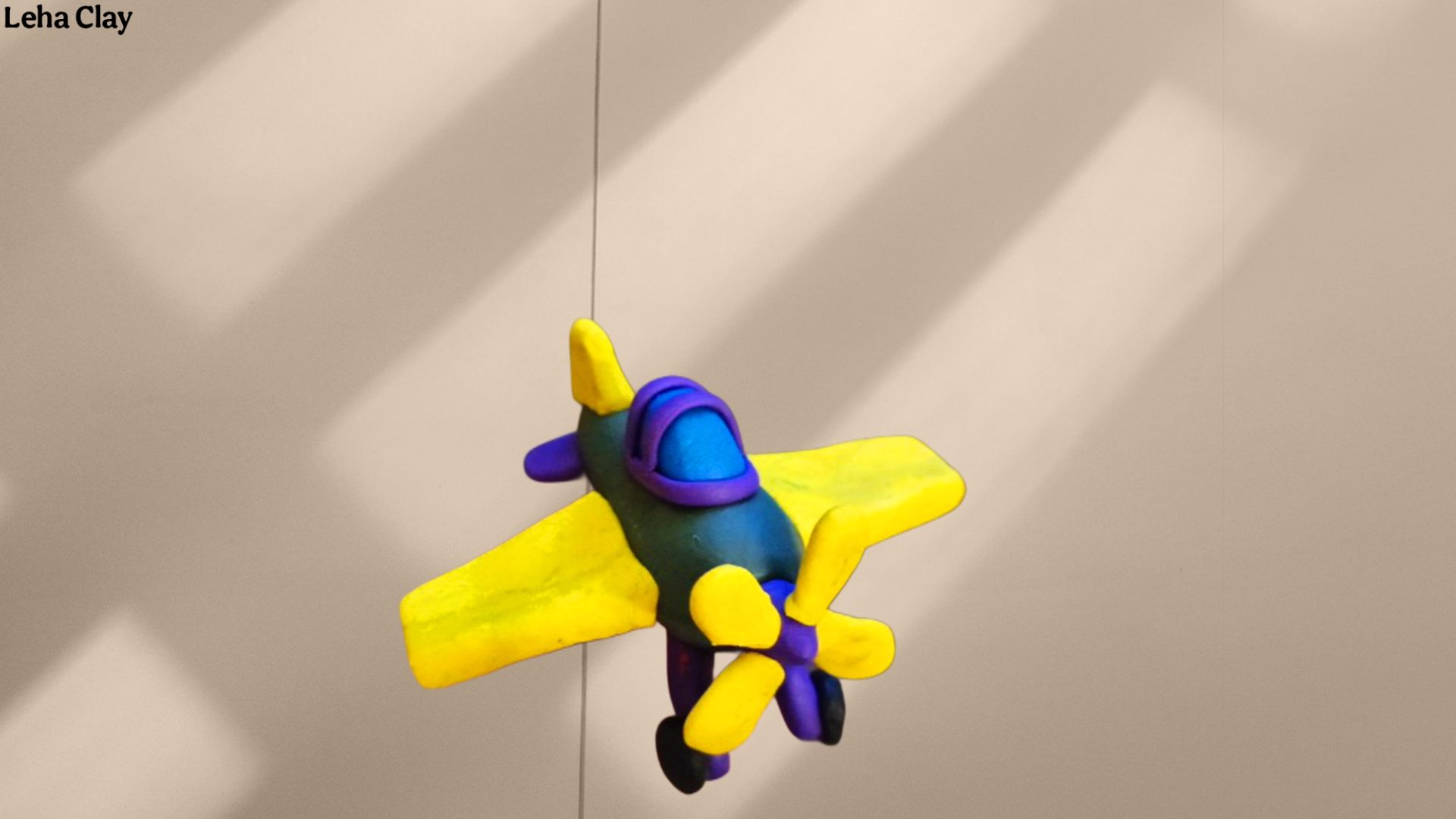 Как слепить Самолет из пластилина / Самолет из пластилина своими руками / Простая лепка Самолета