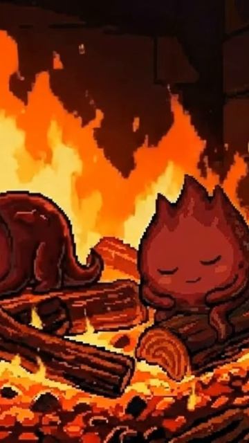 Самый уютный камин в интернете 🔥