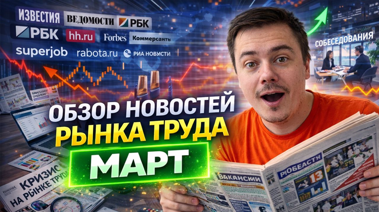 Главные Новости Рынка Труда МАРТ 2026: O'STIN, Gloria-Jeans и РЖД оптимизируются
