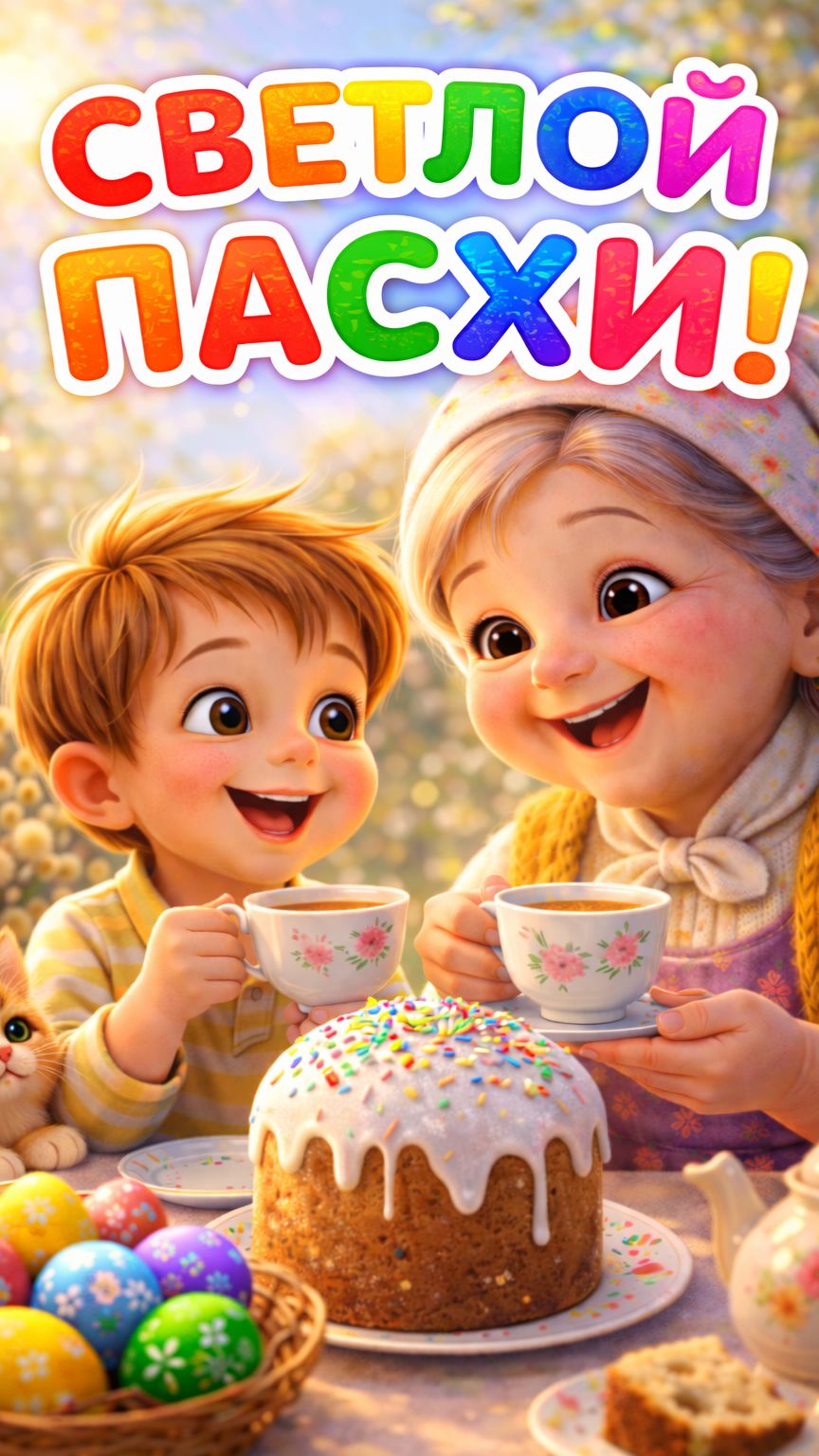 Светлой ПАСХИ! - Пасхальная Мульт Песенка для малышей
