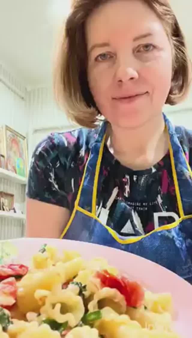 Рецепт паста с креветками на завтрак