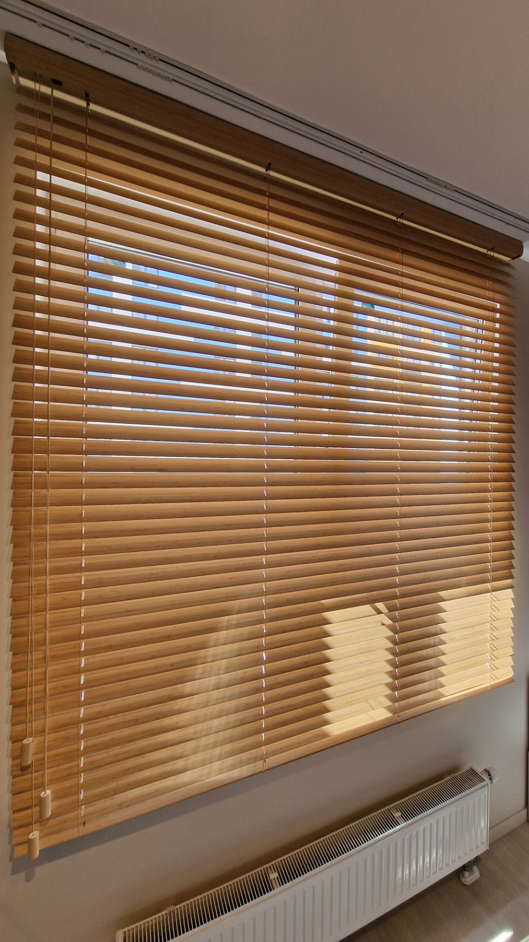 Цвет Натуральный. Горизонтальные бамбуковые жалюзи