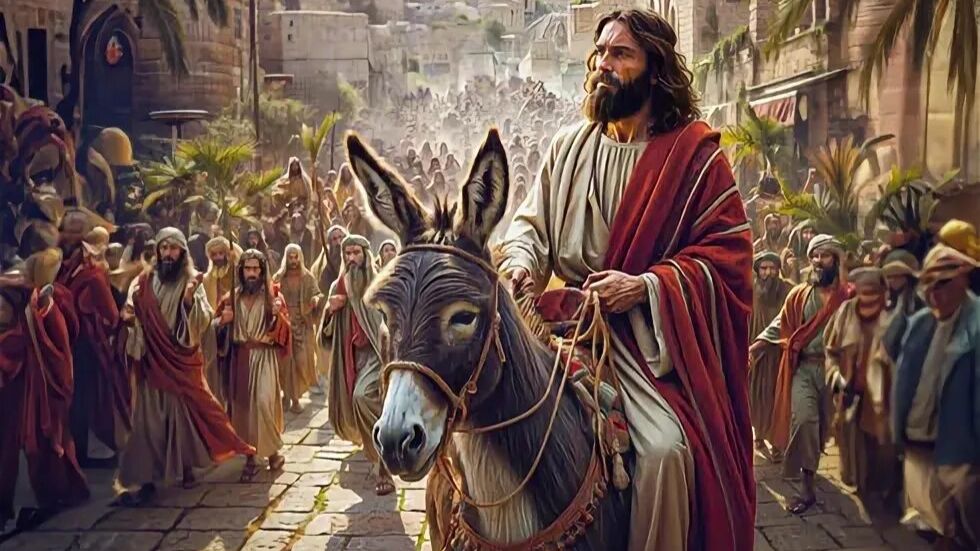 *** С ВЕРБНЫМ ВОСКРЕСЕНЬЕМ *** "КОГДА ТЫ ШЁЛ В ИЕРУСАЛИМ" - ОЛЕГ СКОБЛЯ ***