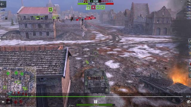 WoT Blitz Легкая победа на Химмельсдорфе. Враг не ожидал такого! #17