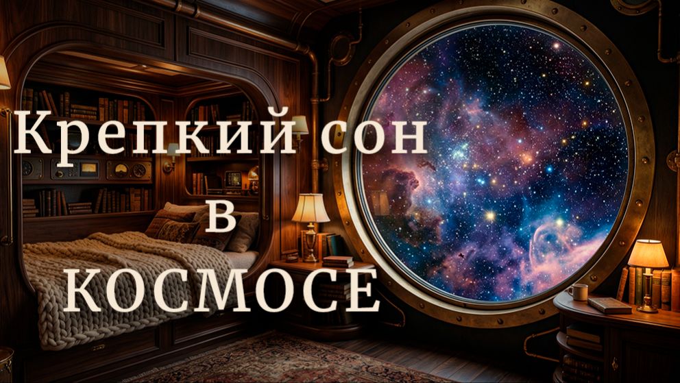 АСМР Мужской голос: Сон в глубоком космосе | Белый шум для сна (3 Часа)