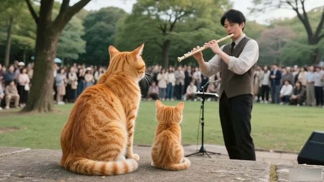 Семья кошек. Отдых. Серия 7