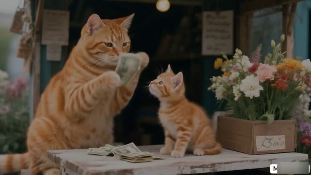 Семья кошек. Аквапарк. Серия 9