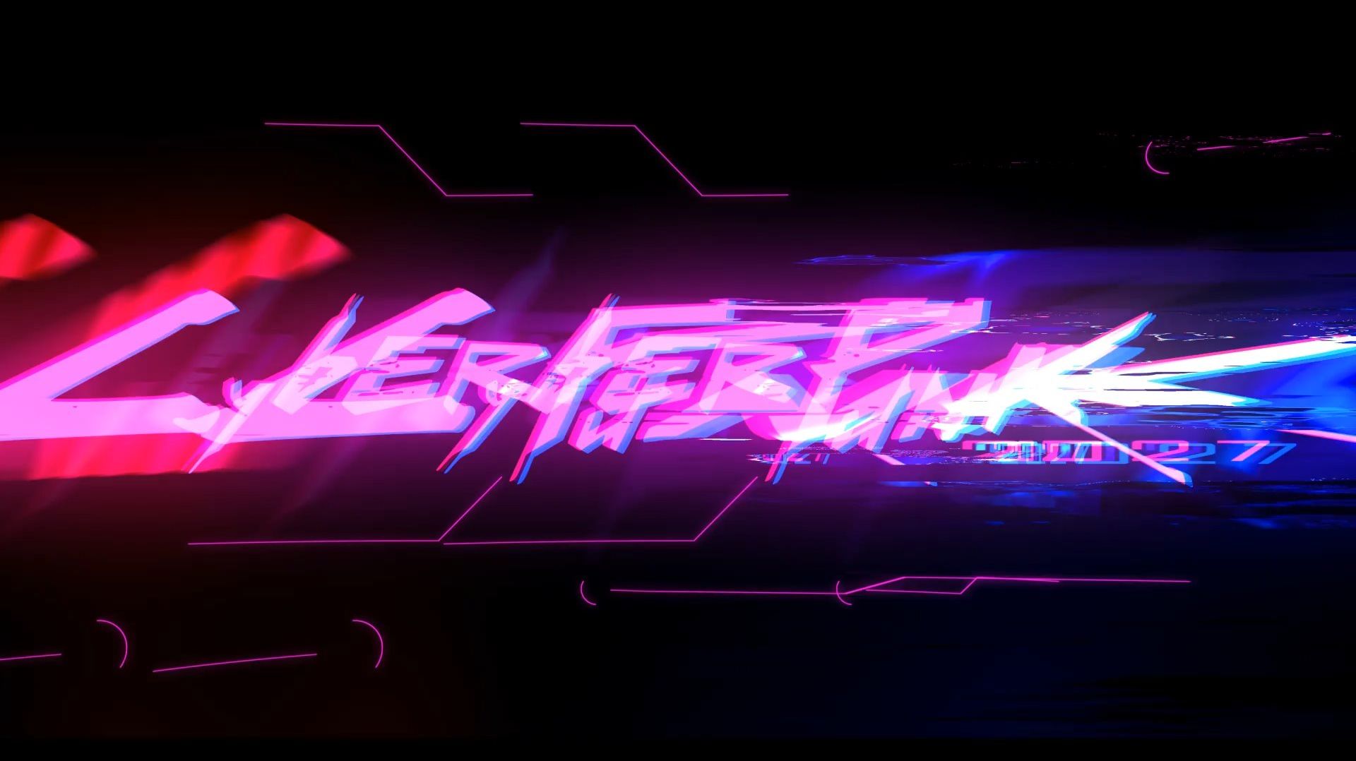 Интро Cyberpunk 4. Заставка. Монтаж видео на заказ. Пример