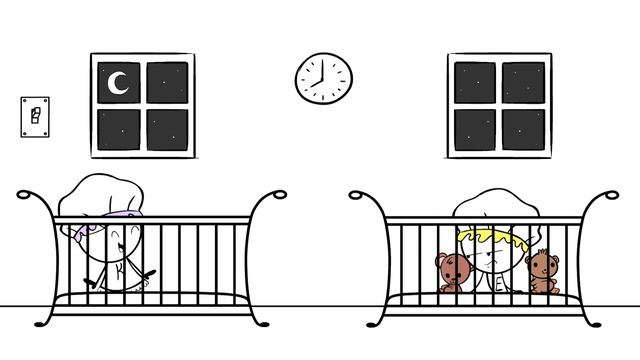 Emma & Kate _Baking Pumpkin Pie_ Emma gets a Pie in the Face - EK Doodles Cute Funny Cartoon