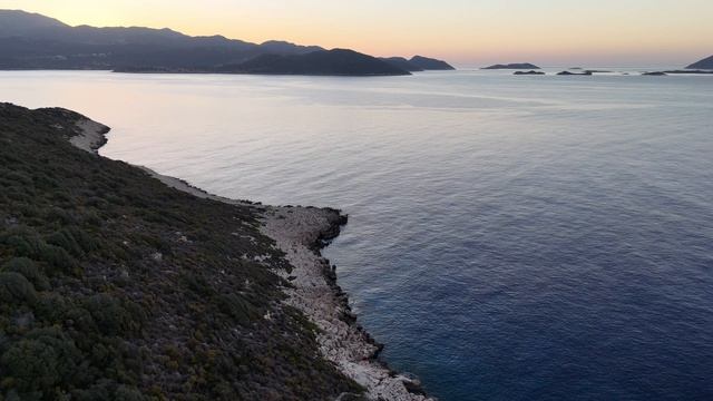 Kas, Antalya - still water, distant islands, and pure evening calm