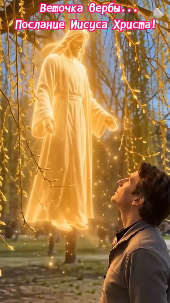 Веточка вербы. Послание Иисуса Христа!