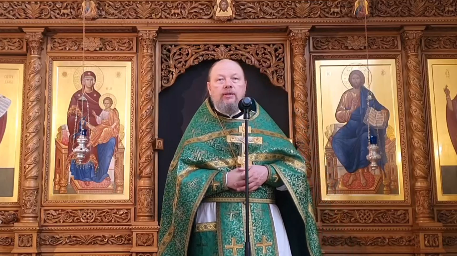 Проповедь священника Александра Зайцева в Вербное воскресенье