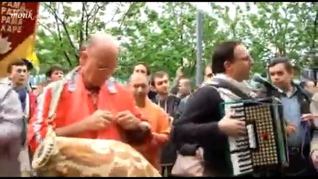 Харинама на Арбате 9 Мая 2010