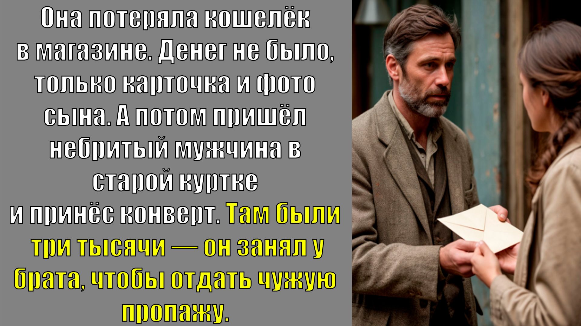 Истории из жизни | Как потеря денег привела к потере сердца | Аудио рассказы | Жизненные истории