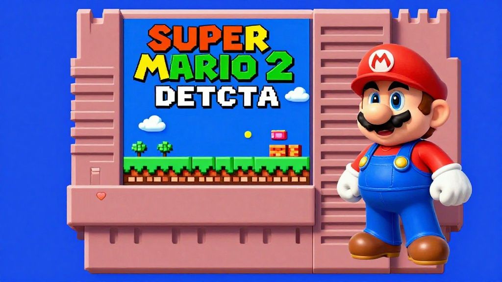 Super Mario Bros 2 NES Путешествие в Детство