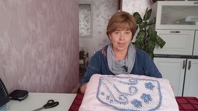 Вяжем летнюю сумку крючком ч.12