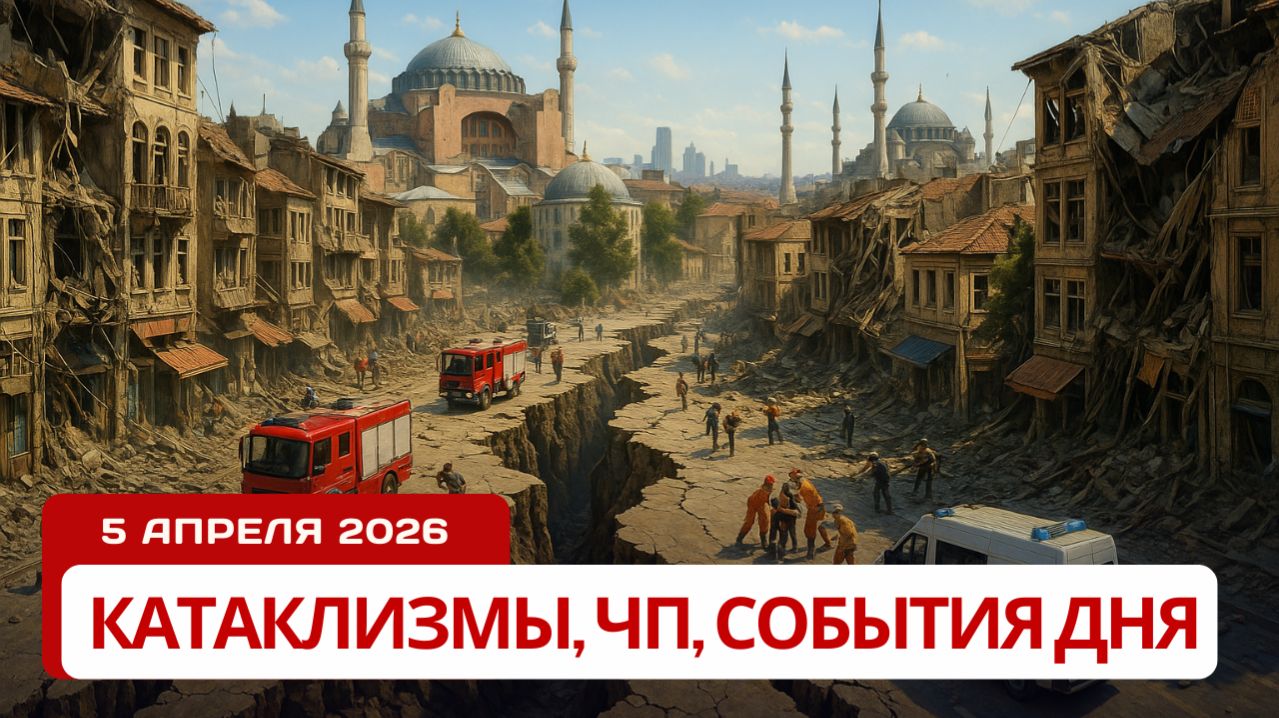 Новости Сегодня 05.04.2026 - Катаклизмы сегодня, ЧП, События дня | Европа Индия Россия США Китай